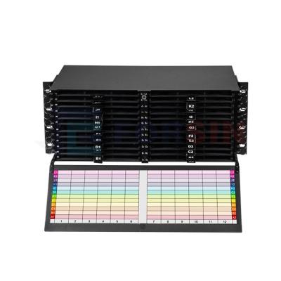 China 4U 576 Fiber Rack Mount Patch Panel LC Connector For Backbone Network for sale