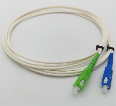 Cina Doppie trecce a fibra ottica FTTH G657B3 dello Sc APC della guaina in vendita