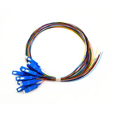China 12 amortecedor apertado do SC APC 900um da trança da fibra do Fanout da fita da costa à venda