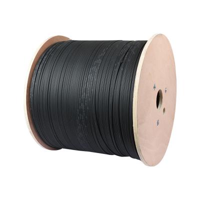 China LSZH G657A2 FTTH Fiber Drop Cable 2 FRP Flat Self Supporting for sale