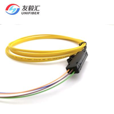 China Modo G657A2 de la coleta de la fibra óptica de la cinta del SC APC 4C solo 2 metros en venta