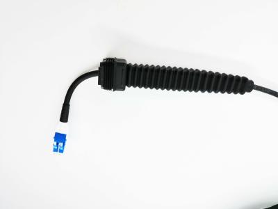 Chine Le mode unitaire de FTTA CPRI/correction imperméable extérieure à plusieurs modes de fonctionnement attachent le duplex flexible LC d'Uniboot avec la botte en caoutchouc de NNO à vendre
