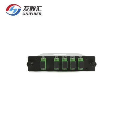 China 4 Channels Wavelength Division Multiplexer GPON 1300nm OTDR LGX Module for sale