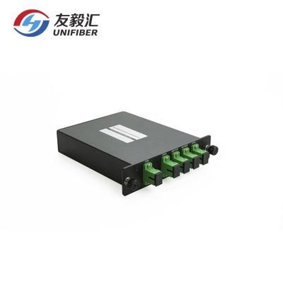 China 4 Channels Wavelength Division Multiplexer GPON 1300nm OTDR LGX Module for sale
