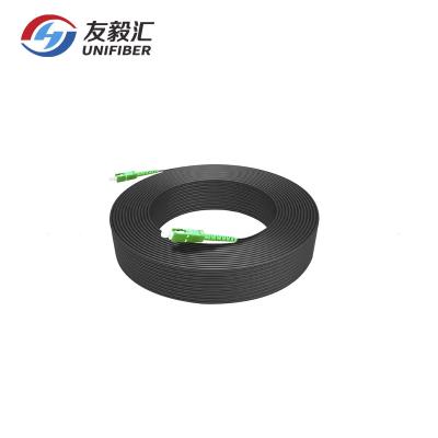 Chine La correction extérieure recto de câble d'interface de fibre de G657A1 100m 200m FTTH attachent SC/UPC SC/APC à vendre