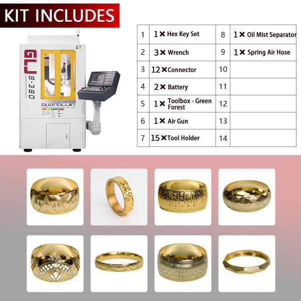Quality Eight Axis Jewelry Making Machine For Versatile Cnc Gold Bangles Machine for sale