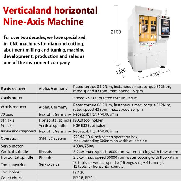 Quality Innovative Eleven Axis Small Jewelry Cnc Machine G11-550 for sale