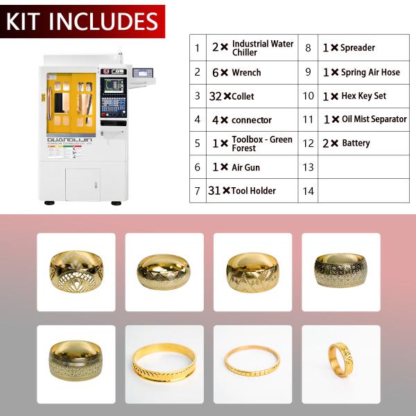 Quality Innovative Eleven Axis Small Jewelry Cnc Machine G11-550 for sale