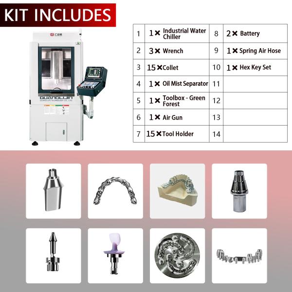 Quality 5 Axis Dental Milling Machines For Dental CAD CAM for sale