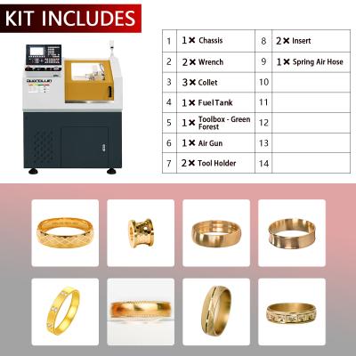 China G2-200 Horizontal CNC Lathe for Jewelry Carving with LNC System for sale