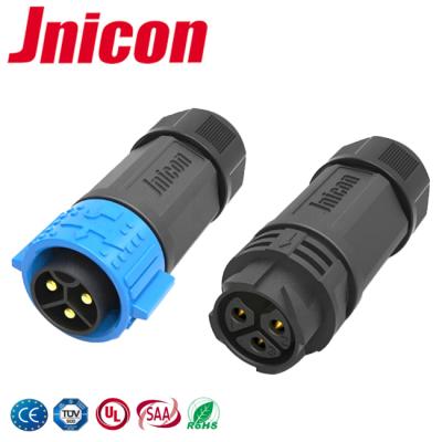 China 60A High Current Wire To Board Connector Industrial IP67 Circular Connectors M25 for sale