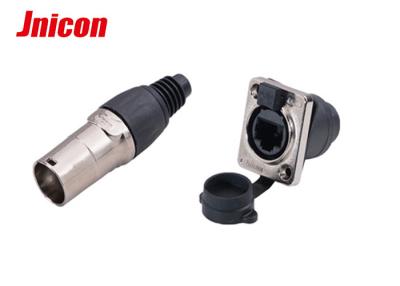 Cina RJ45 connettore stimato all'aperto femminile maschio Cat5e compatibile Shell elettrolitico durevole in vendita