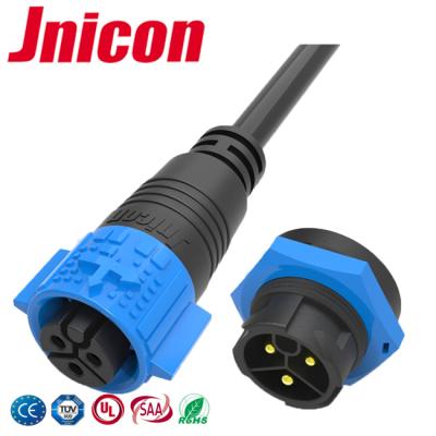 China M19 IP67 Solar Connectors Quick Release 3 Pin Power Connectors Waterproof for sale