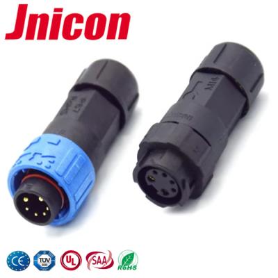 China M16 10A 2+4 Pin Electrical Wire To Wire Connectors UL Multi Pin Connectors Waterproof for sale
