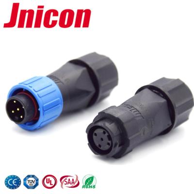 China M16  IP68 10A Waterproof 5 Pin Plastic PA66 300V Circular Connectors For Product Coding Machines for sale