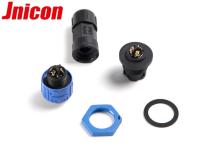 China Round Panel Mount Waterproof Plug Socket , M16 3 Pole Waterproof Connector for sale