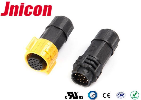 M19 Waterproof Multi Pin Connector 18 Pin And 16 Pin For Signal Data Connection