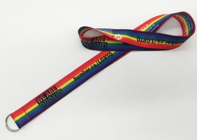 Cina Cordicella alla moda su ordinazione di sublimazione della tintura dell'arcobaleno per i regali di promozione in vendita