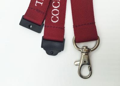 Cina Cordicella bianca alla moda del trasferimento di calore di logo di colore rosso per la bottiglia d'attaccatura in vendita