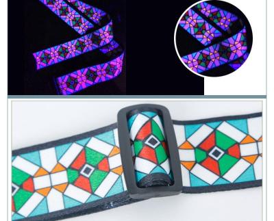 China Classical Sublimaton Printing Personalized Guitar Straps OEM / ODM Available for sale