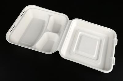 China Hot-Selling Bagasse food container, biodegradable disposable food container, biodegradable food container for sale