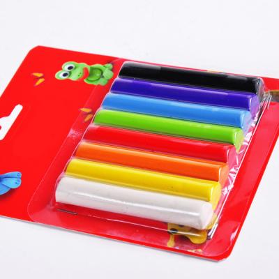 China 110g educational non-toxic plasticine wholesale 8 color modelling dough and clay for sale