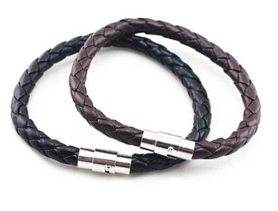 China wholesale fashion mens bulk pu leather bracelet for men for sale