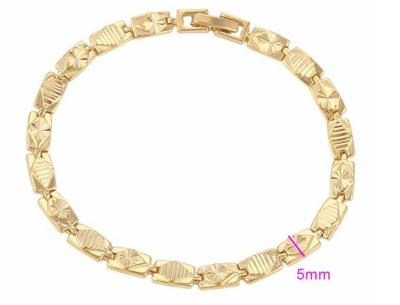 China wholesale fashion imitation 24kt dubai gold jewelry bracelets for sale
