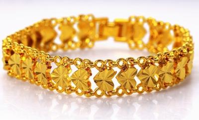 China costume jewels cheap dubai heart shape gold bracelet for women for sale