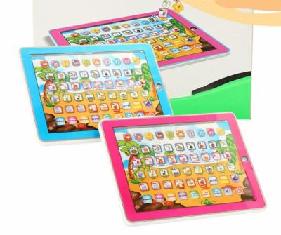 China Educational Toys For Children's tablet Comput in language learning Pad for Kids ABC Pad toy with Light for sale