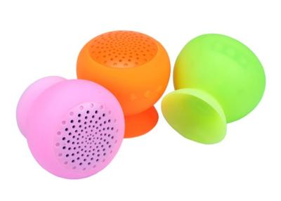 China Silicon Mushroom Portable Mini Speaker, Bathroom Portable Bluetooth Speaker for sale