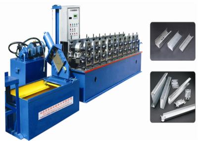 China High Speed C Z V U Channel Roll Forming Machine 12-15m/ Min For Roof Ceiling for sale