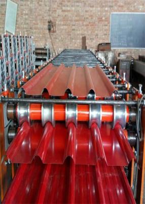 China Van het het Dakplafond van het bamboeprofiel van het het Metaalblad de Tegelbroodje Vormt Machine met Grond 0.3-0.7mm, 5 pieken Te koop