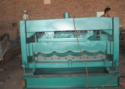 China Type 828 Anti-Arch Profieltegelbroodje dat Machine Schachtdiameter 70mm met Decoiler en Automatisch Knipsel vormt Te koop
