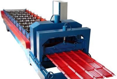 China Automatisch 860 IBR Trapezoïdaal Dakblad die Machine 9-16 Rijen maken Hydraulisch Scherp Systeem Te koop