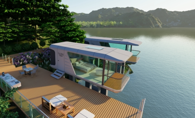 Interior layout of prefabricated capsule house