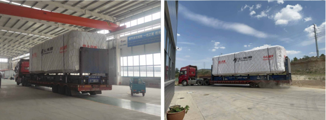 Capsule house transportation process