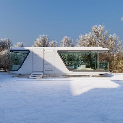 China Big Capsule House Home With Two Bedroom For Traveling 10tons for sale