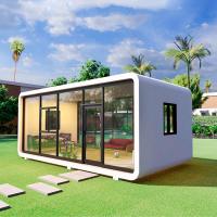 China Luxury Apple Cabin Prefab Glamping Resort All-Weather Custom Interior Design 6mm+12A+6mm Glass for sale