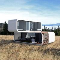 China Luxury Apple Cabin Prefab Glamping Resort All-Weather Custom Interior Design 6mm+12A+6mm Glass for sale