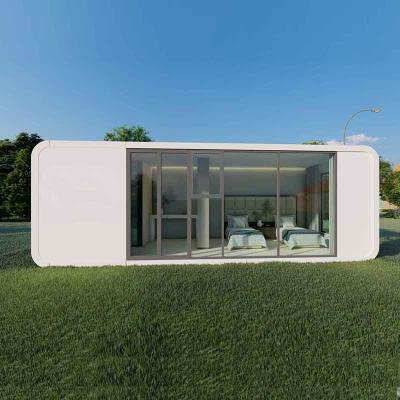 China Economical Movable Prefabricated Capsule Room Hotel Garden Pod Prefabricated Modular Micro Container Room for sale