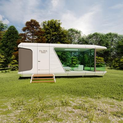 China Economical Movable Prefabricated Capsule Room Hotel Garden Pod Prefabricated Modular Micro Container Room for sale