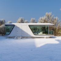 China Eco-Friendly Ecocapsule Tiny House Hotel 11.5M x 3.3M 38㎡ Floor Area Prefabricated Mobile Structure for sale