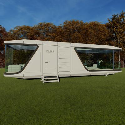 China Galvanized Steel Frame Capsule House For Sale Modern Prefabricated House Luxury Modular Hotel for sale
