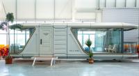 China Eco Friendly Customized Prefab Capsule House 11.5M x 3.3M Mobile Tiny House for sale