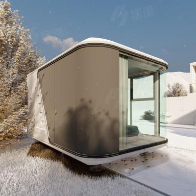 China Economical Movable Prefabricated Capsule RoomHotel Garden Pod Prefabricated Modular Micro Container Room for sale