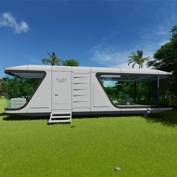 Quality Galvanized Steel Frame Capsule Cabin House Easy Installation Smart Capsule House for sale