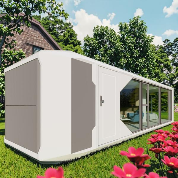 Quality White Or Customized Space Capsule House Prefabricated Construction Needs 11000 Kgs for sale