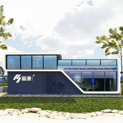 China Prefabricated Container Space Capsule Home Soundproof Luxury Bedroom for sale