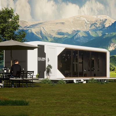 Cina Copertura in acciaio Capsula all'aperto Casa per alberghi o uso personale Apple Cabin House 28m2 in vendita